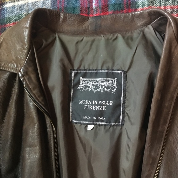 moda in pelle firenze | Jackets & Coats | Vintage Italian Leather ...